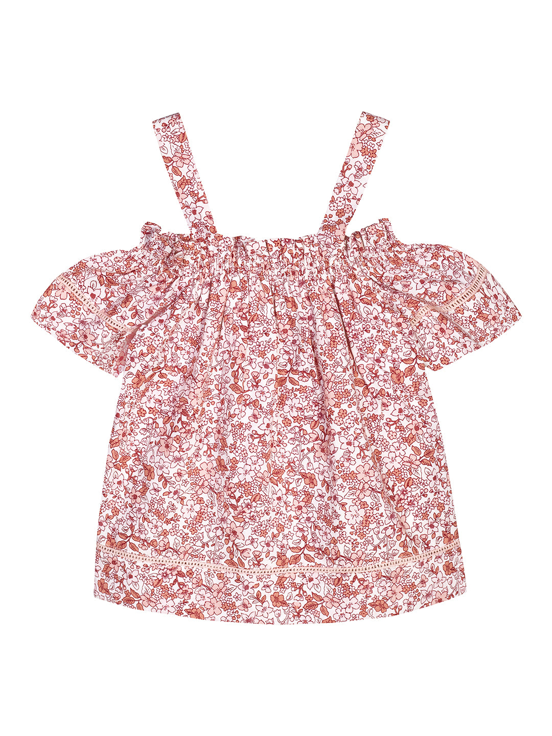 Pink Floral Smocked Top – Budding Bees