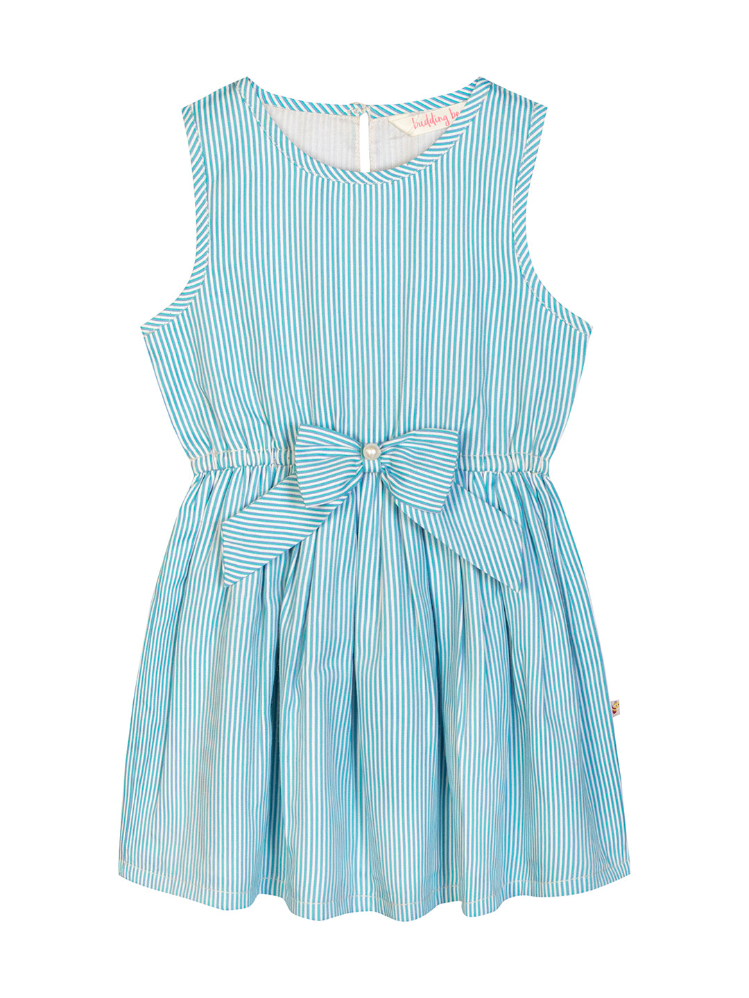 Blue Stripe Dress – Budding Bees